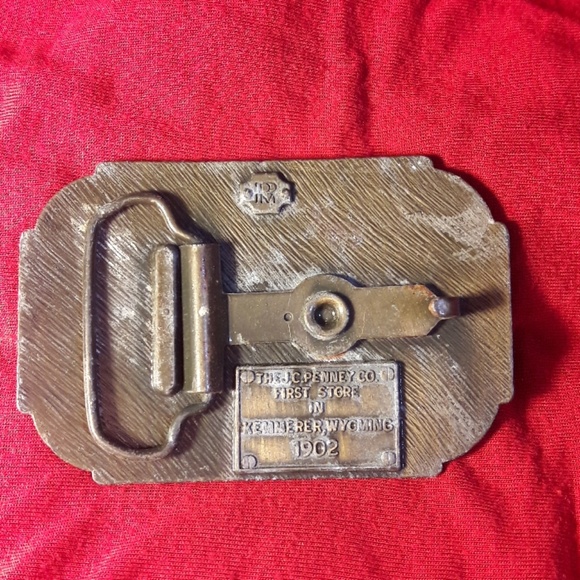 jcpenney | Accessories | Vintage Brass Jcpenny 7s Belt Buckle | Poshmark